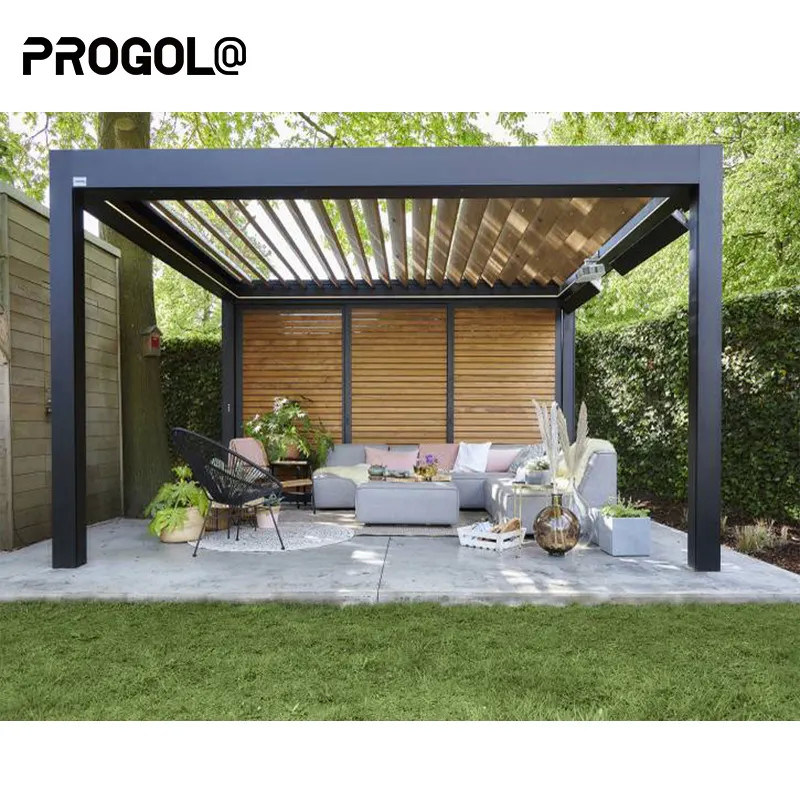 Motorisierte Aluminiumdach-Pergola Bioclimatique-Garten-Lauben-Pergolen ...